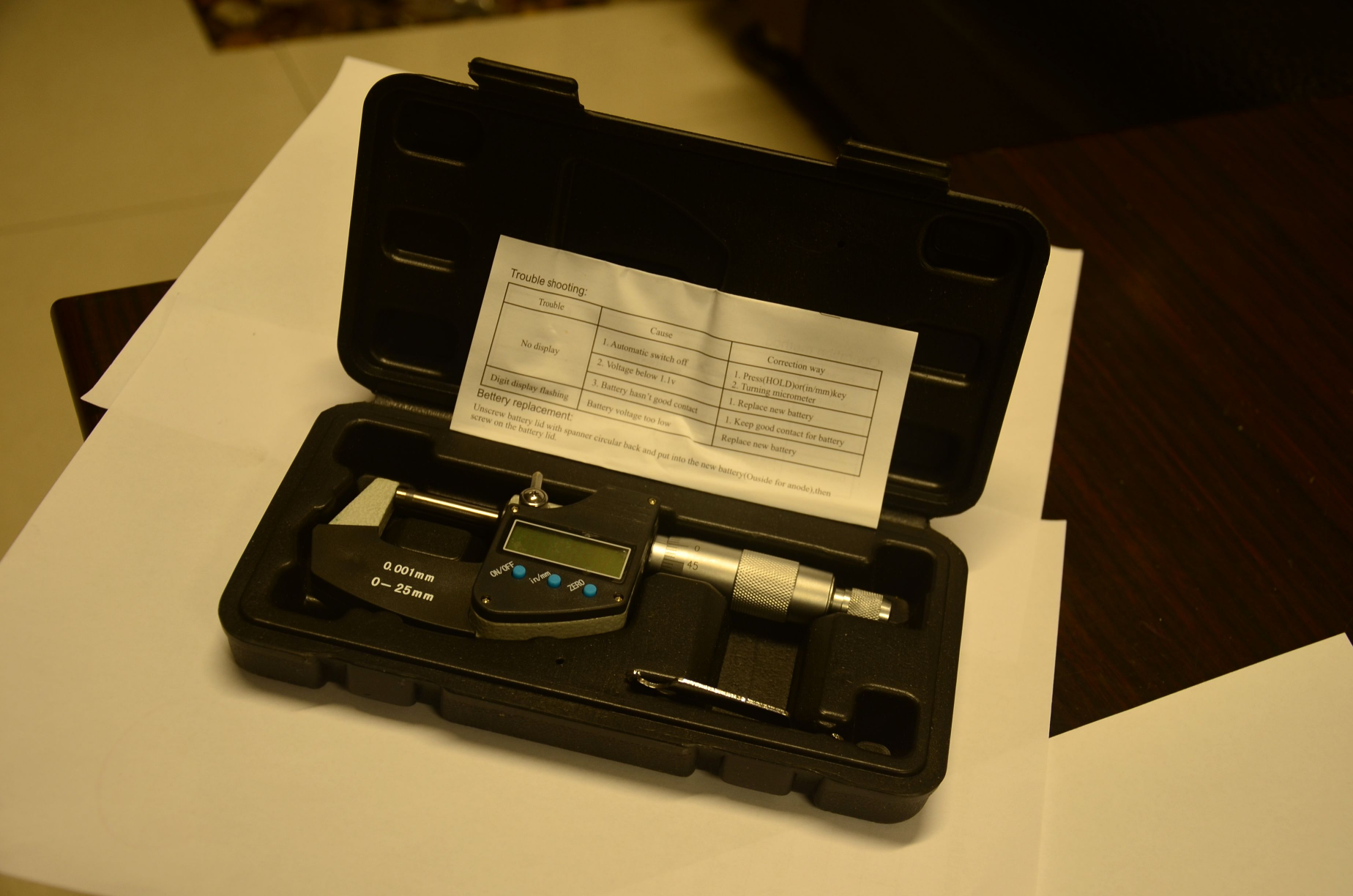 Electronic Digital Outside Micrometers - Buy Electronic digital Outside ...